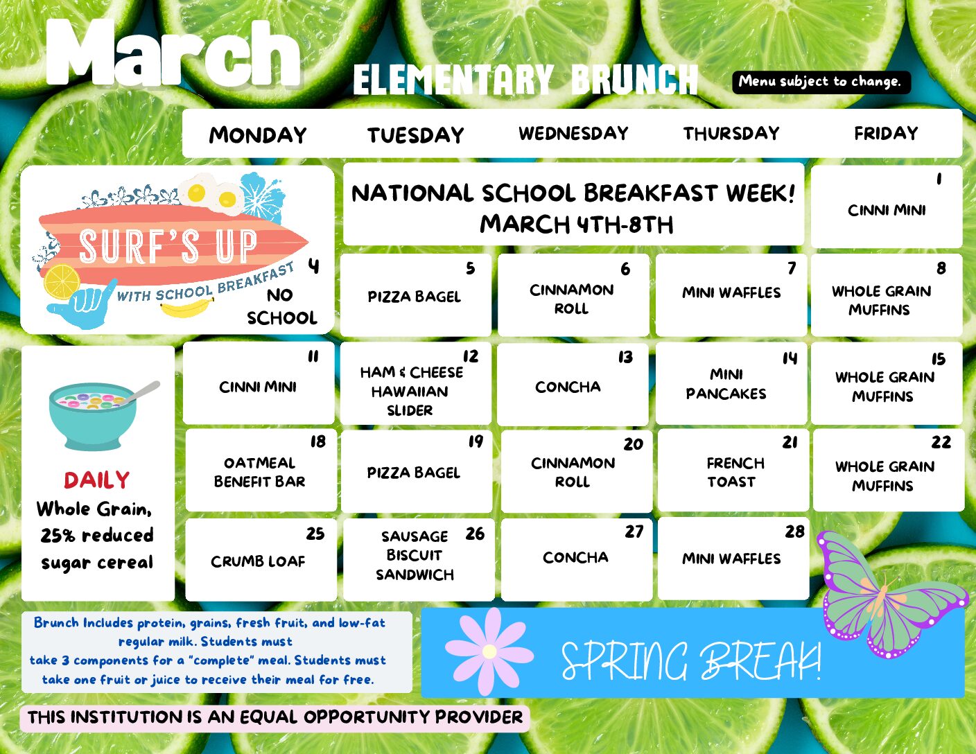 Menus | South Pasadena Unified School District